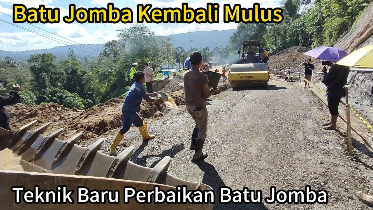 TEKNIK BARU PERBAIKAN BATU JOMBA || BATU JOMBA KEMBALI MULUS - YouTube