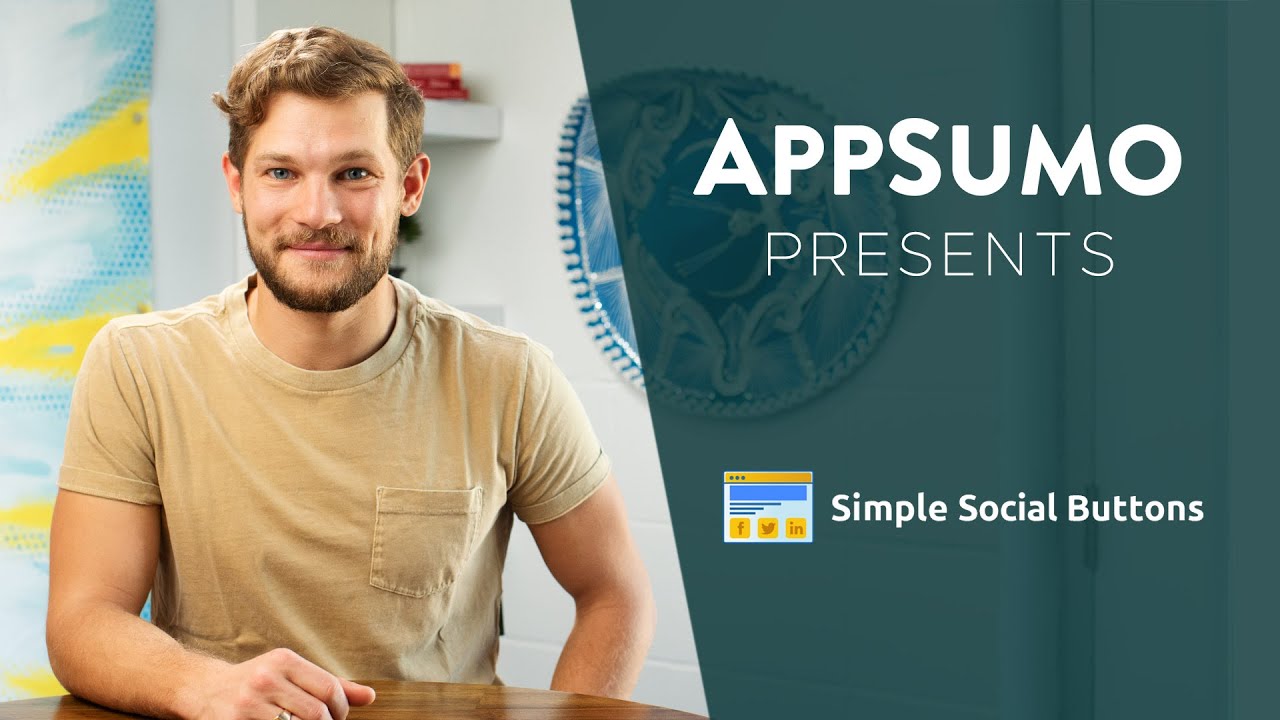 Simple Social Buttons Pro How-To on AppSumo - YouTube