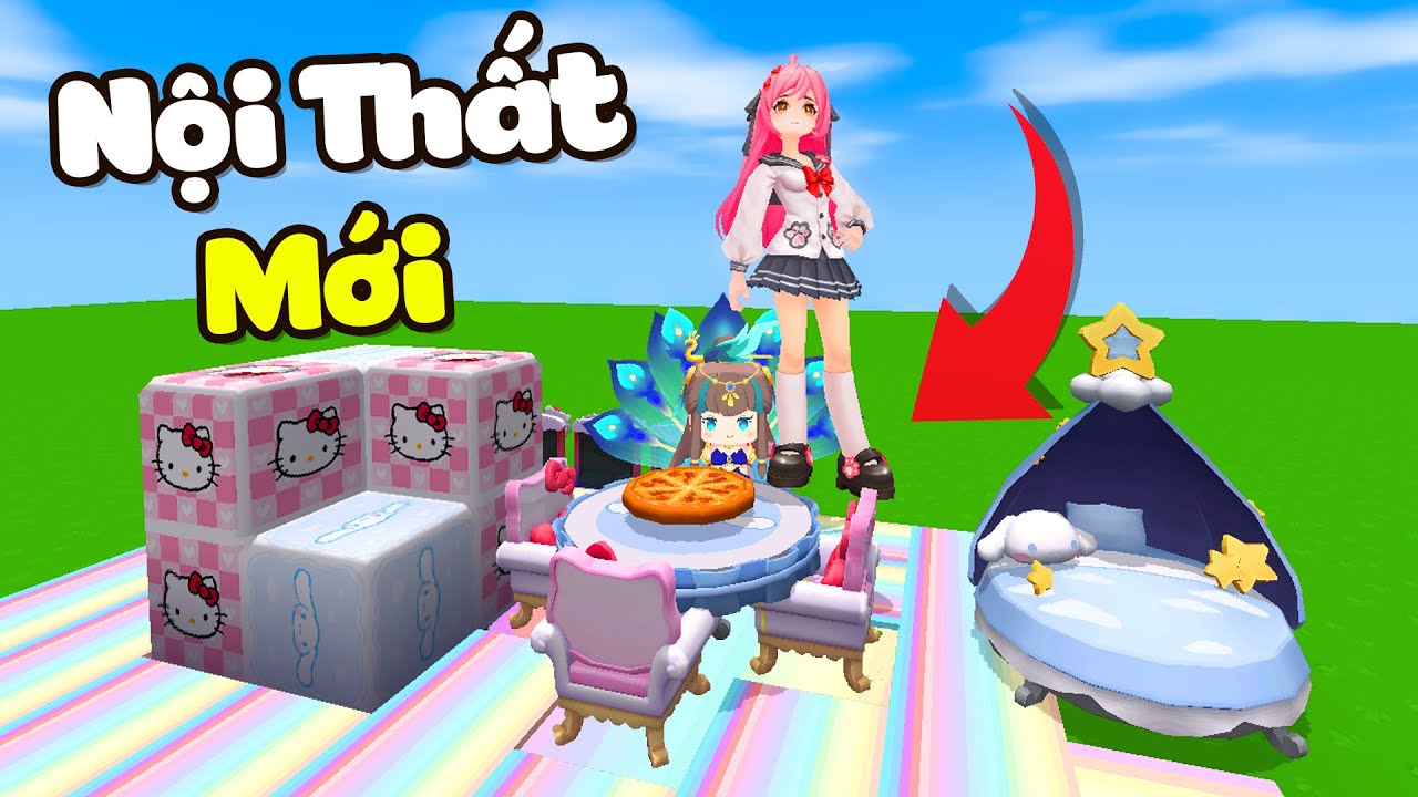 Đồ Gia Dụng hello kitty miễn phí trong P.B mới Mini World - YouTube