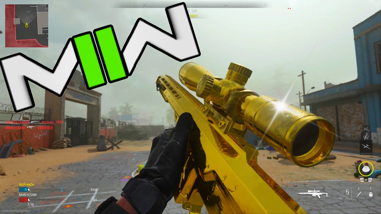 Unlocking the NEW GOLD MCPR-300 SNIPER in MW2 (Tips+Best Class Setup ...