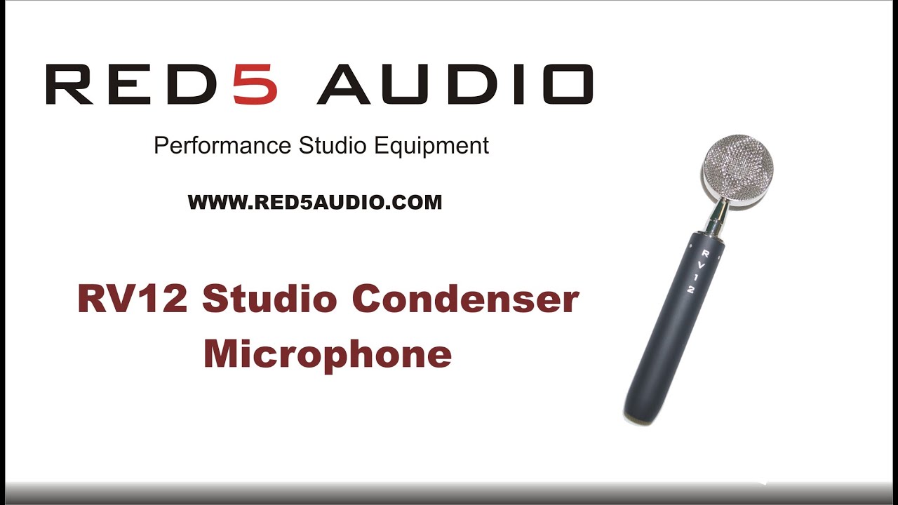 Red5 Audio RV12 Studio Condenser Microphone - YouTube