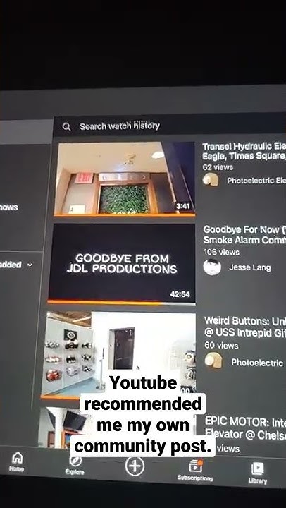 Youtube recommended me own community post... - YouTube
