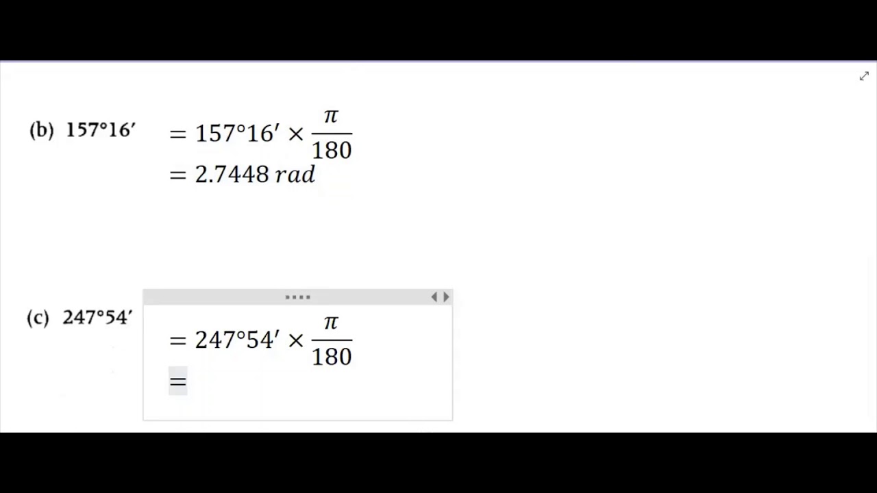 FORM 5 ADDITIONAL MATHEMATICS MATEMATIK TAMBAHAN BAB 1 CIRCULAR ...