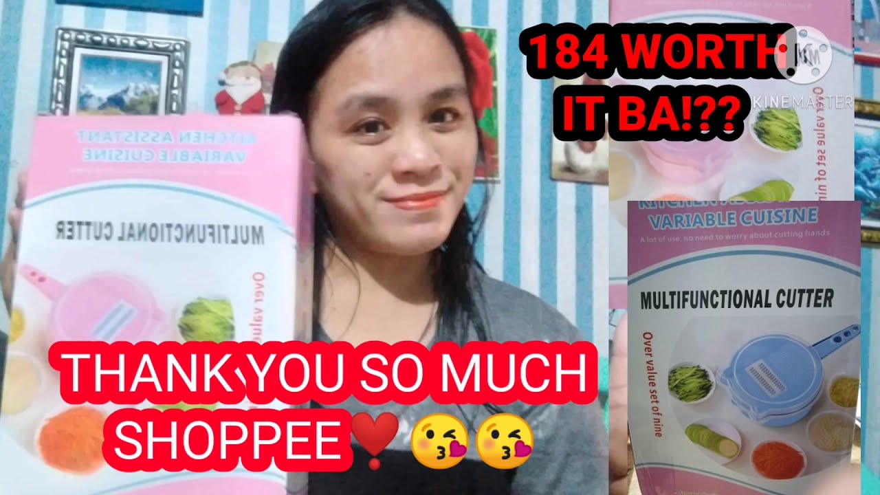 UNBOXING MULTIFUNCTIONAL CUTTER FROM SHOPPEE - YouTube