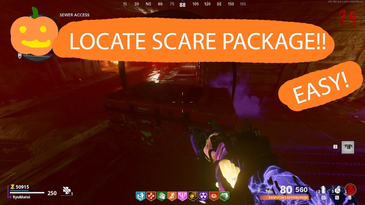 How to find Scare Packages super easy! Call of Duty Cold War Zombies ...
