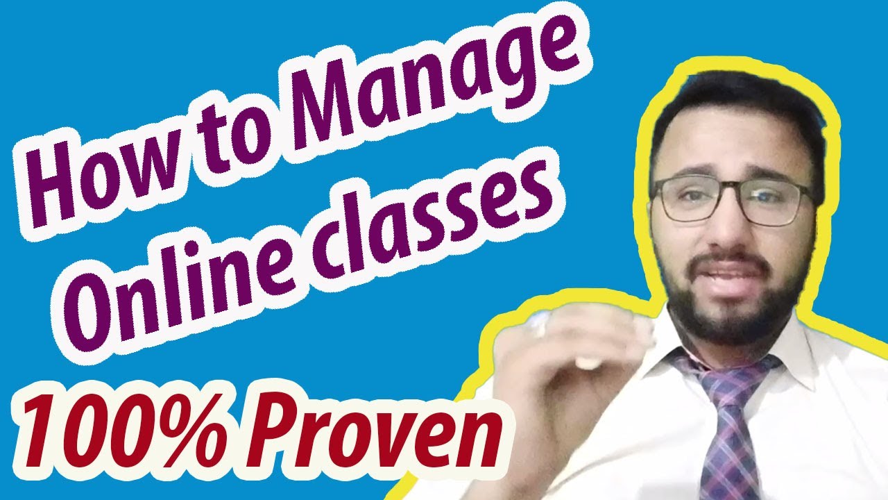 How to manage classes Online | Online Entry Test Preparation | Online ...