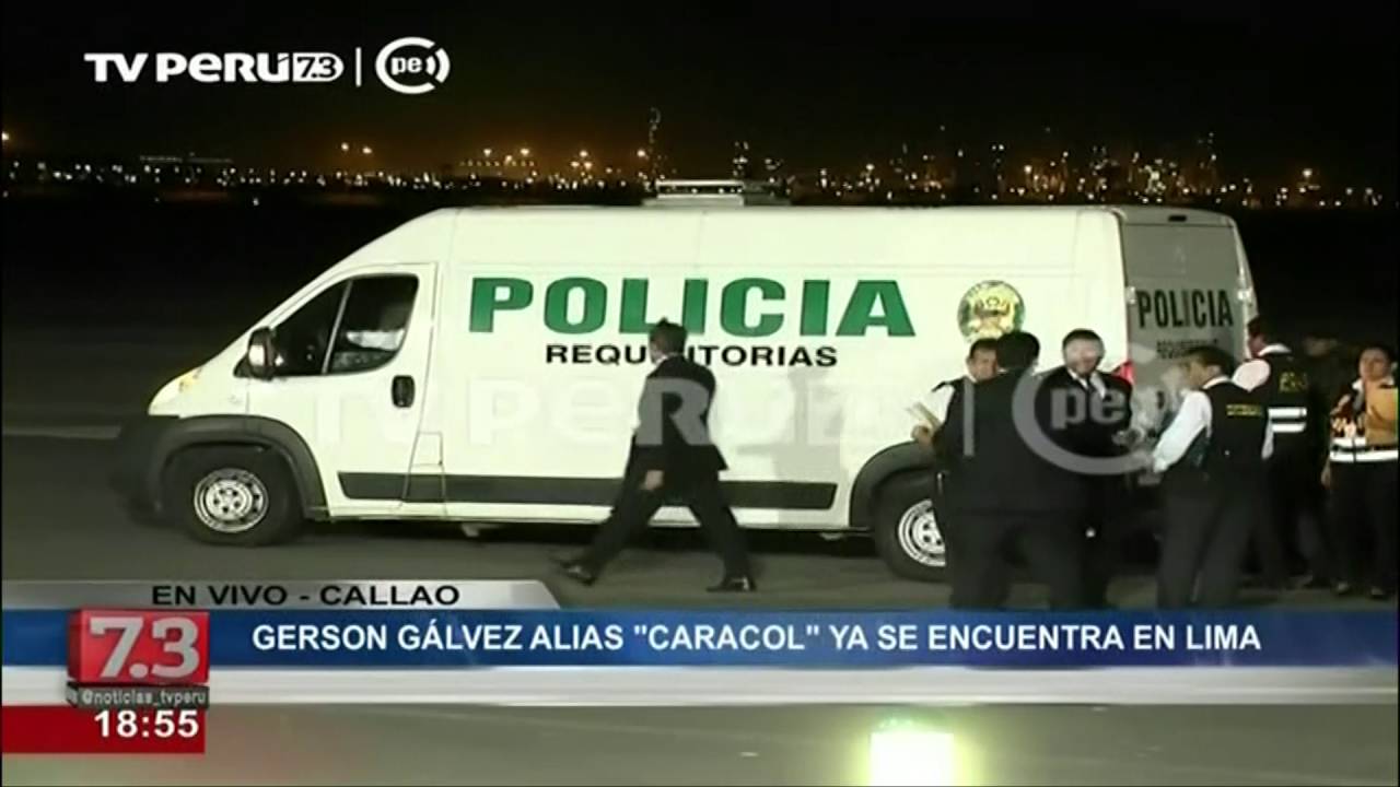 Llegada de alias Caracol a Lima, Perú - YouTube