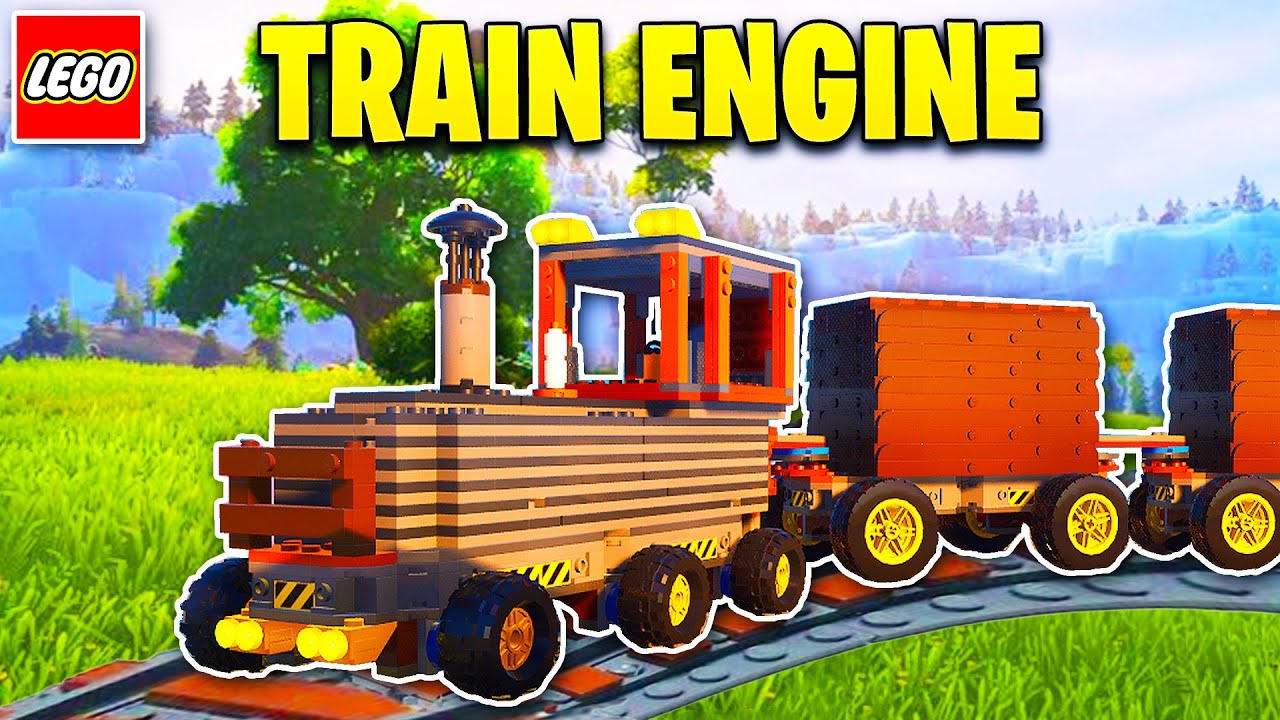I Built a Fully Functional Train In LEGO Fortnite! - YouTube