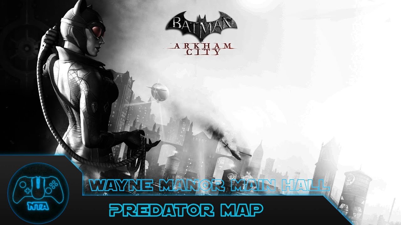 Batman Arkham City - DLC Predator Map - Wayne Manor Main Hall - As ...