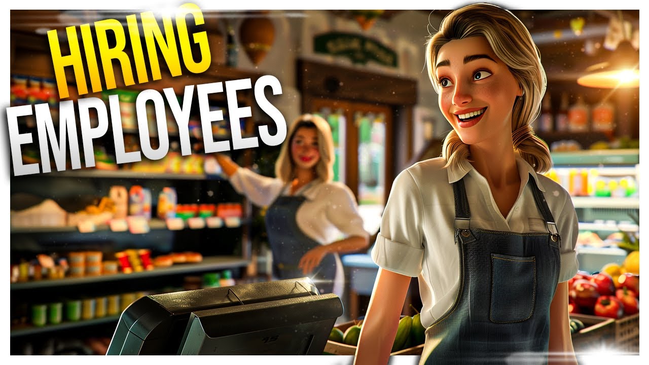 HIRING Employees and Expanding Inventory // Supermarket Simulator - YouTube