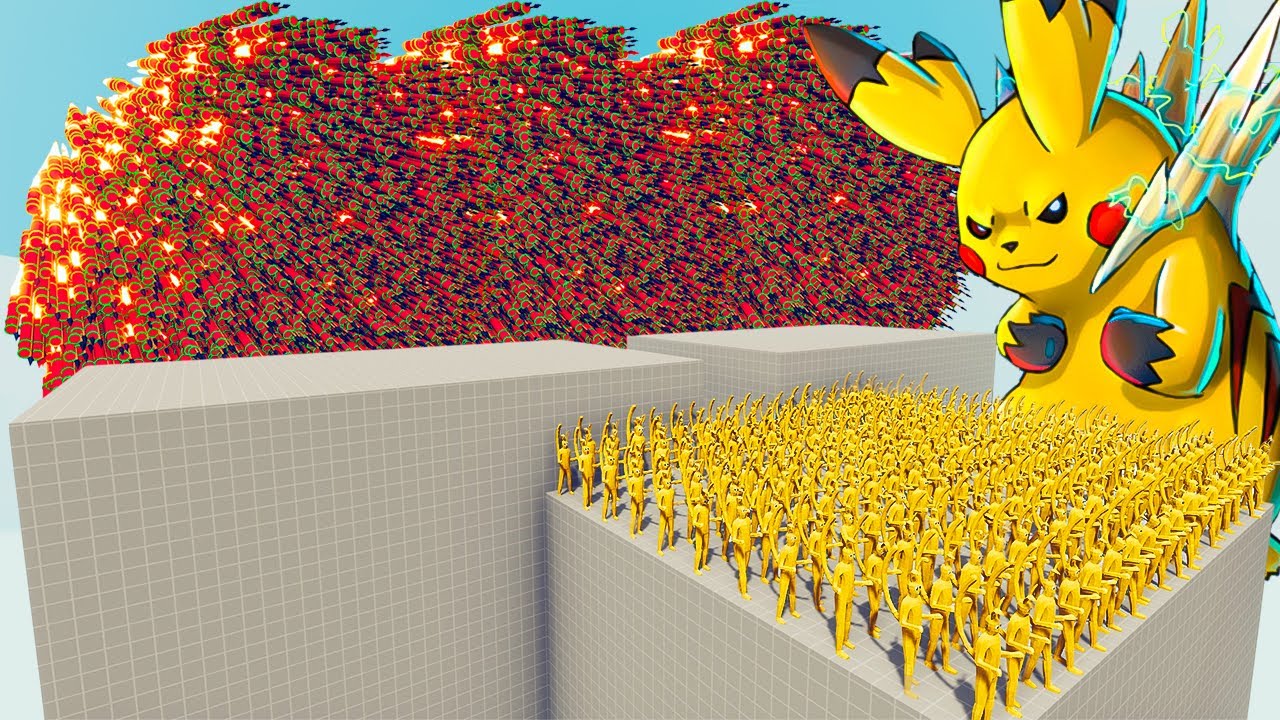 200x PIKACHU + 1x GIANT vs EVERY GOD - Totally Accurate Battle ...