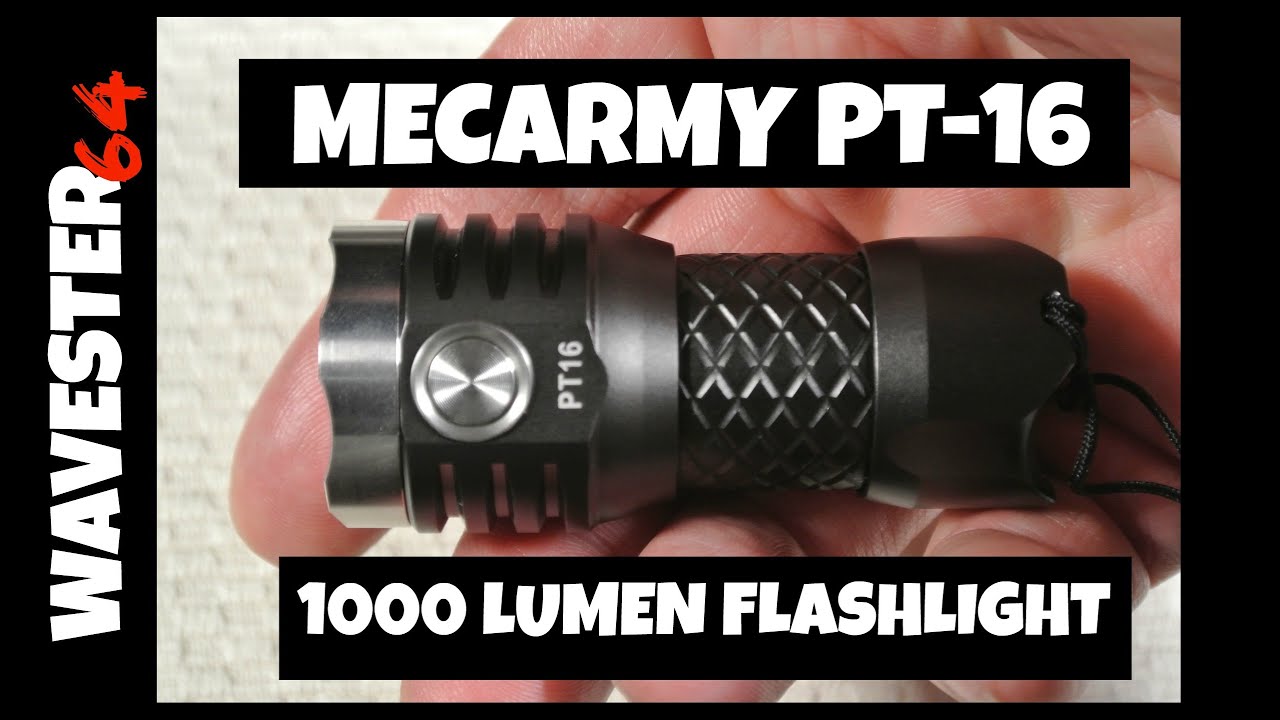 Review : MecArmy PT-16 1000 Lumen Flashlight - YouTube