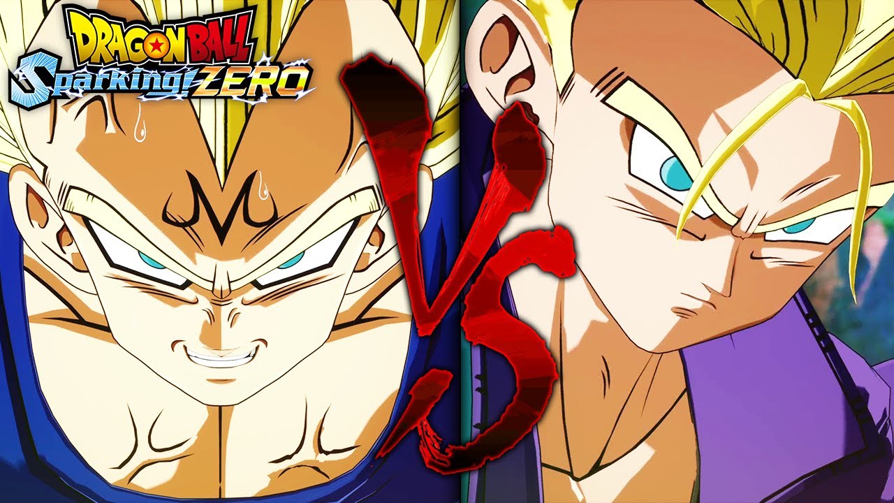 Majin Vegeta vs Super Saiyan Trunks (Sword) - DRAGON BALL SPARKING ZERO ...