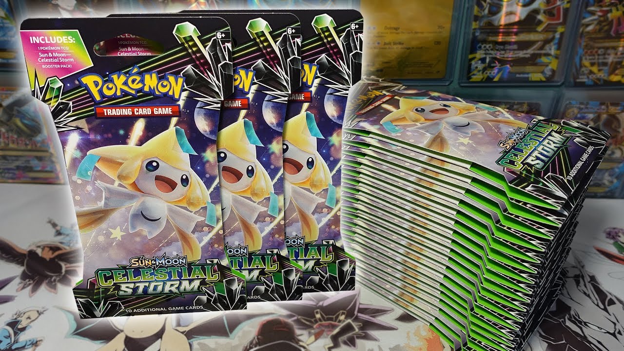 A PULL IN ALL 10 PACKS! FLAWLESS! Opening Celestial Storm Pokemon ...