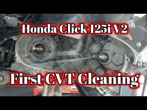 CVT Cleaning Honda Click 125i Part 1 | Fam VeLus - YouTube