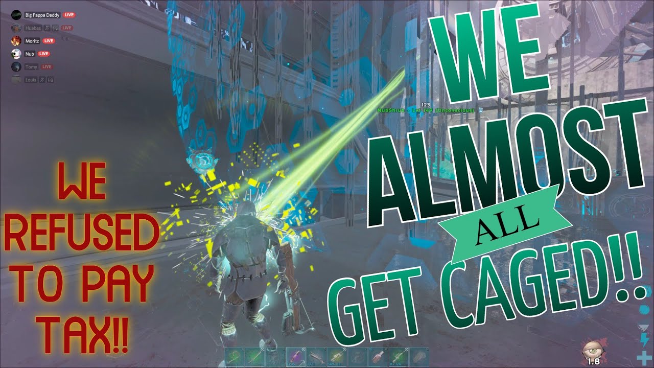 We Almost Get Wiped! Finding An Unpowered Turret Tower! - Small Tribes ...