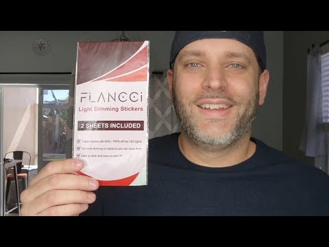 Light Blocking Stickers, Light Dimming LED Filters (Review) - YouTube