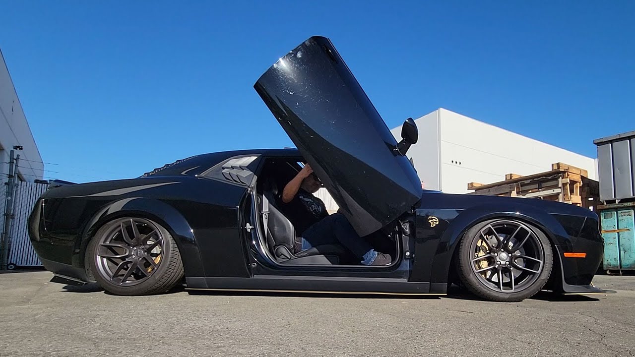 Dodge Challenger "WIDEBODY BAGGED HELLCAT" @kitten_challenger Vertical ...