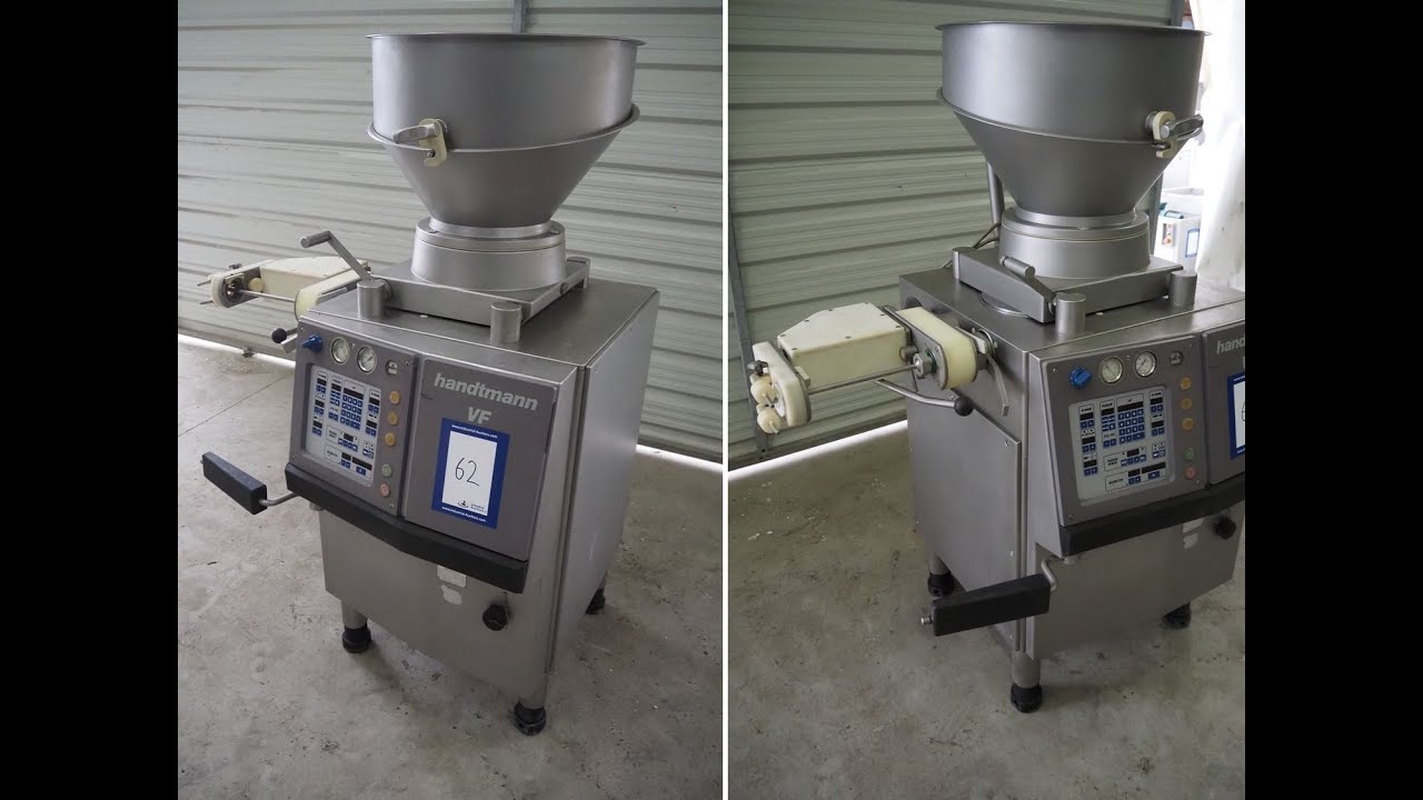 1160-62: Handtmann vacuum filling machine with linking and case holding ...