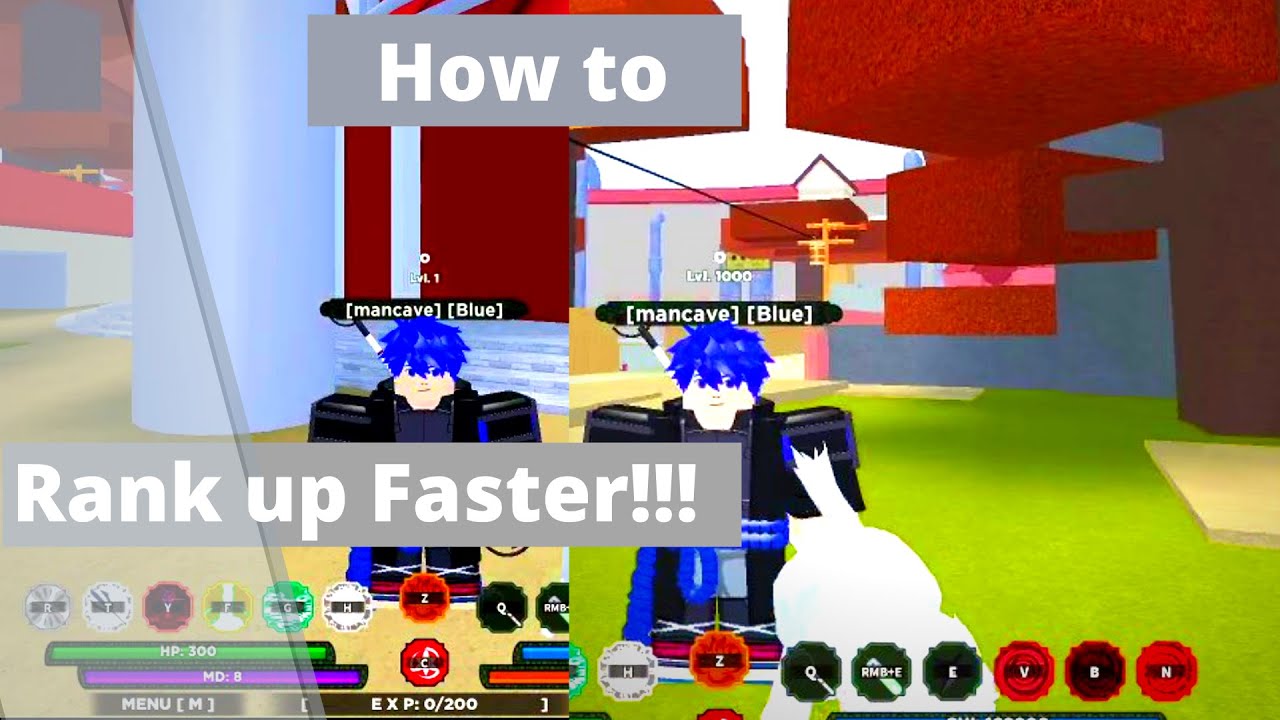 How To Rank up fast in Shindo Life!!!!!! - YouTube