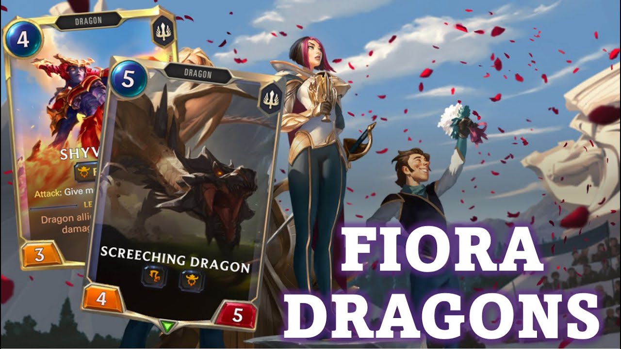 Fiora, the Dragoncaller! Shyvana Fiora - Masters Deck Gameplay Legends ...