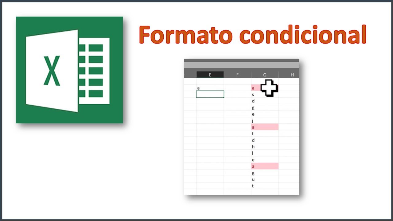 Excel encontrar rápidamente un texto con formato condicional explicado ...