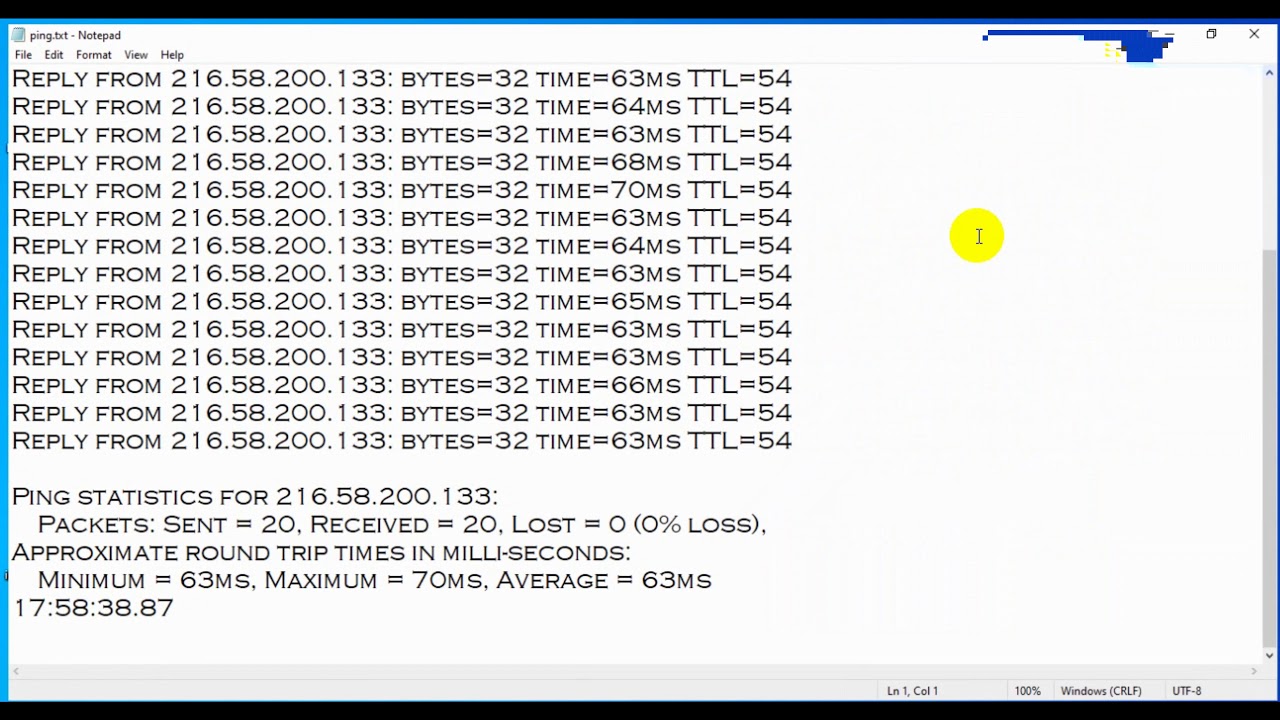 How To Save Ping Status In Notepad With Time Configuration Tips And Tech Youtube