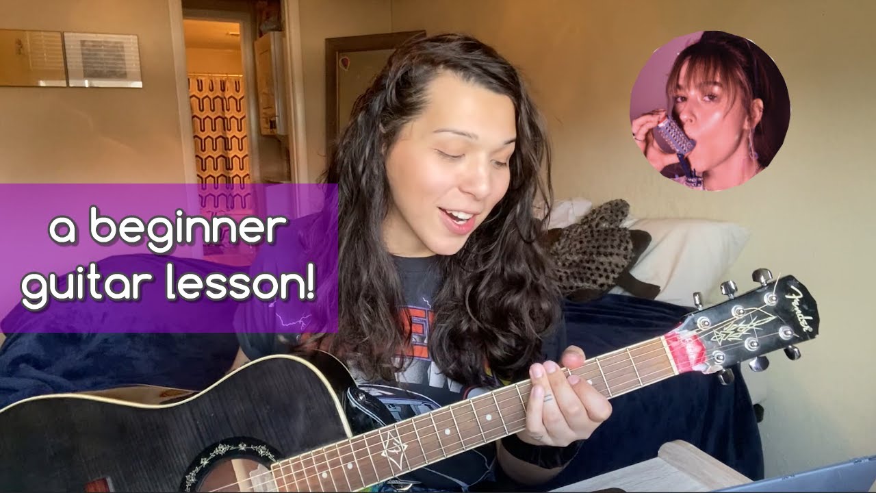 a guitar lesson for nicole rafiee - YouTube