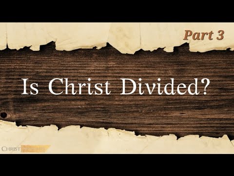 Is Christ divided? The Free Grace fallacy of the splitting in 2 of ...