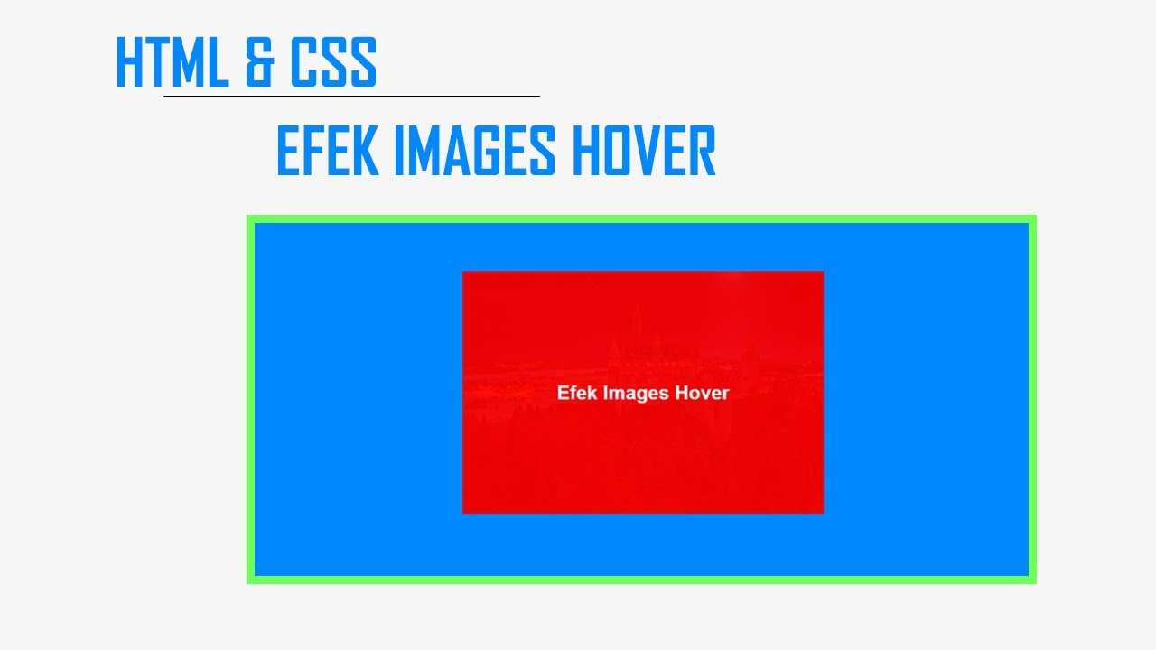 HTML & CSS | Efek Images Hover - YouTube