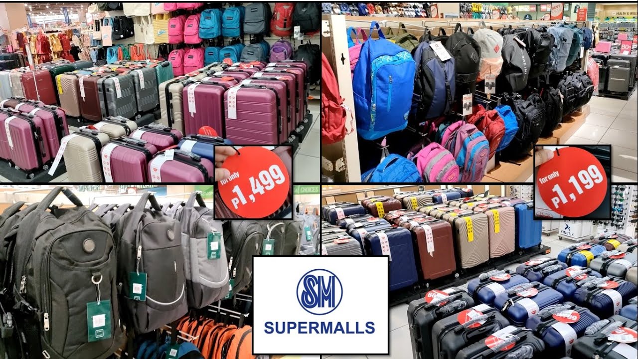 SM Mall Sale ! Luggage 20 24 28 / Travel Bag / Bagpack Price Update ...