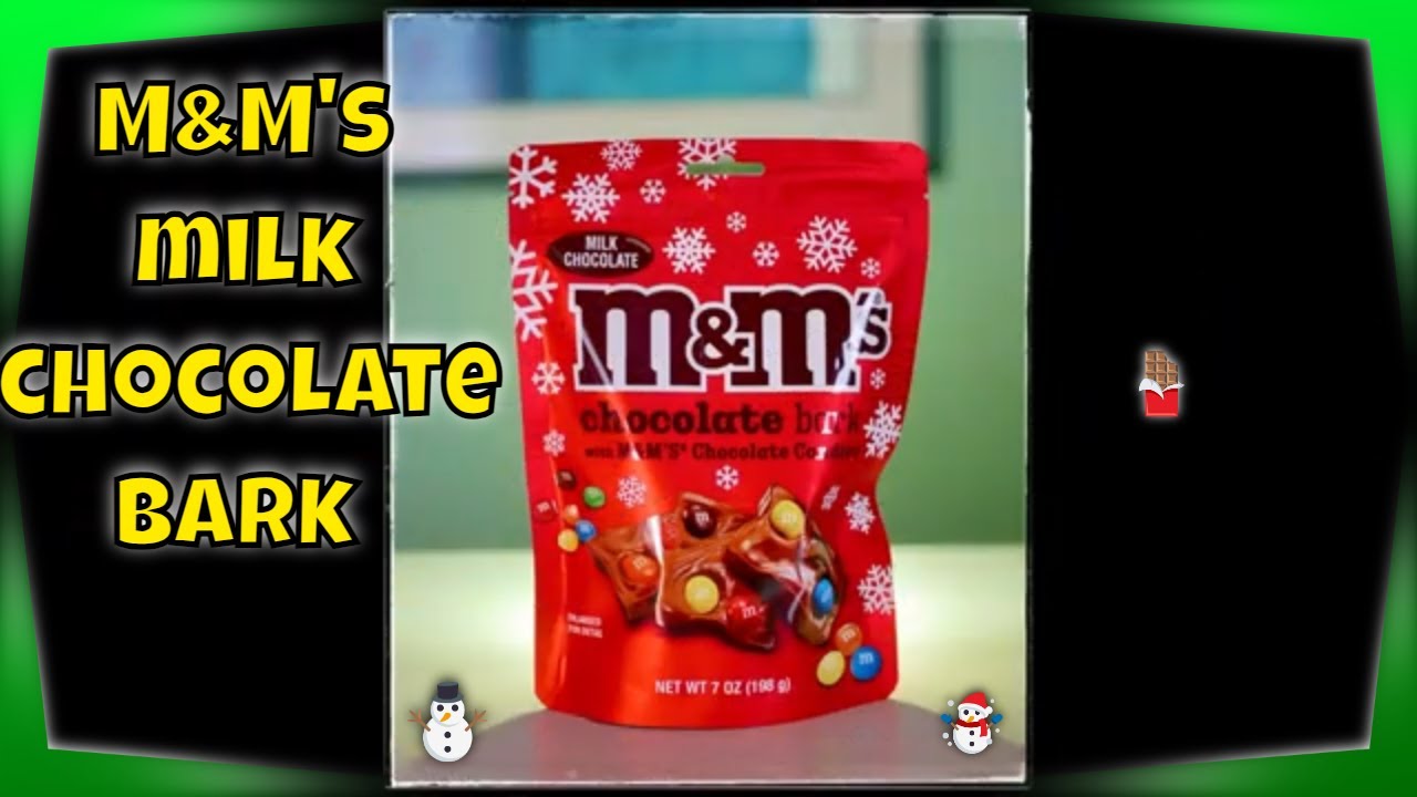 M&M's Milk Chocolate Bark - YouTube