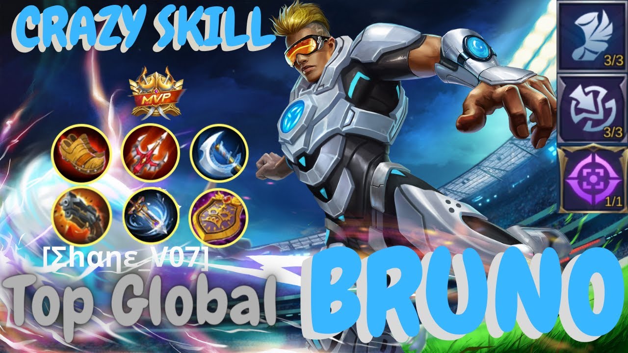 BUILD ITEM TOP GLOBAL BRUNO SEASON 21!!!! TOP GLOBAL BRUNO GAMEPLAY ...