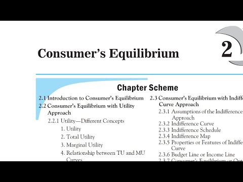 Consumer Equilibrium Class 11 ONE SHOT - Utility Analyse and ...