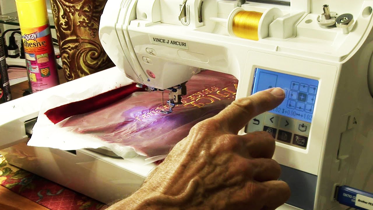 Best in class the Brother PE-770 touch screen explained - YouTube