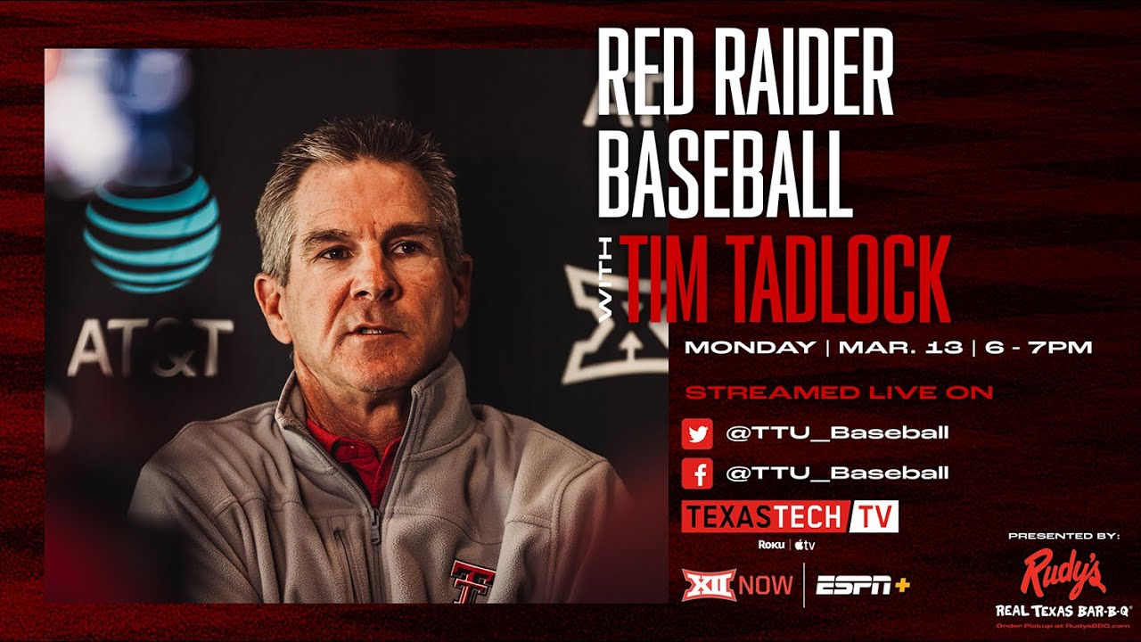 Texas Tech Baseball: Tim Tadlock Radio Show | March 13, 2023 - YouTube