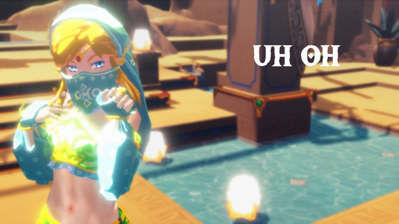 「MMD // Tloz 」Uh Oh - Gerudo Vai Link (Breath Of The Wild) - YouTube