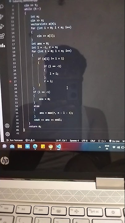 Subarray removal codechef contest solution. codechef Starters 89 - YouTube