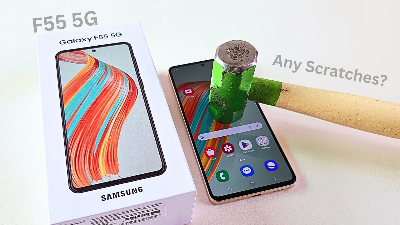 Samsung Galaxy F55 5G Screen Scratch Test - YouTube