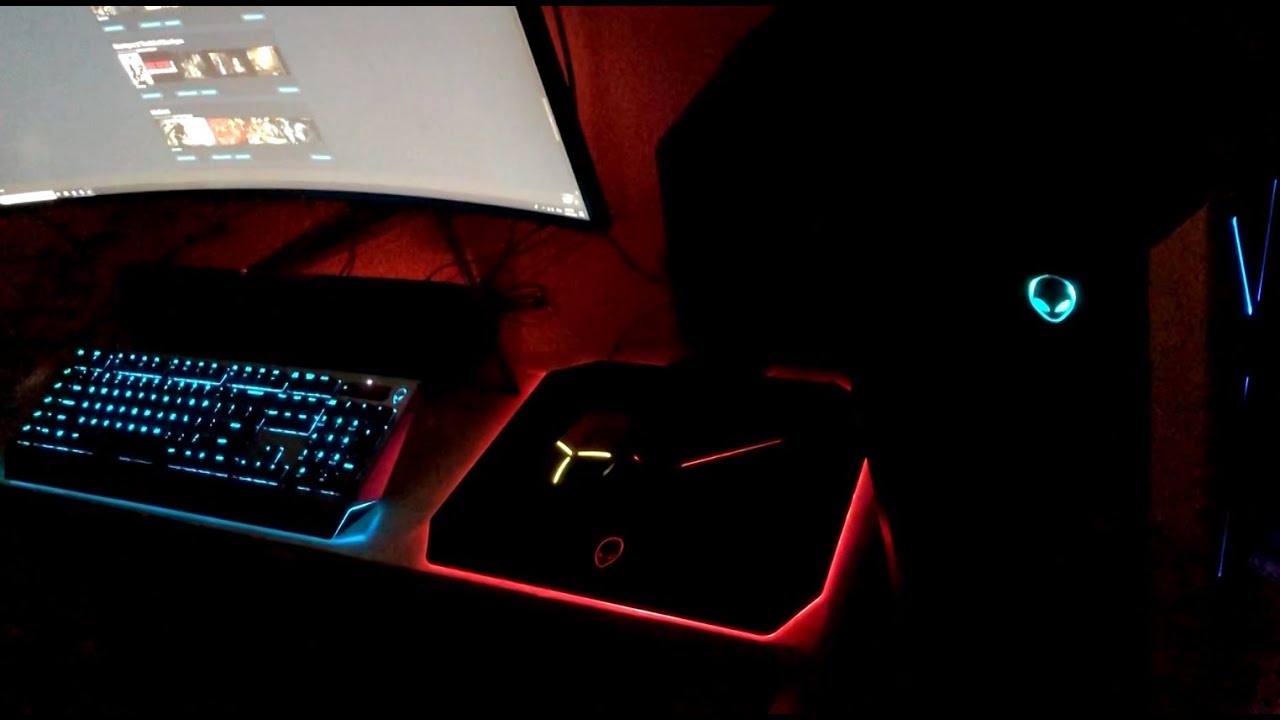 My New Gaming Setup! - Unboxing Alienware Aurora - YouTube