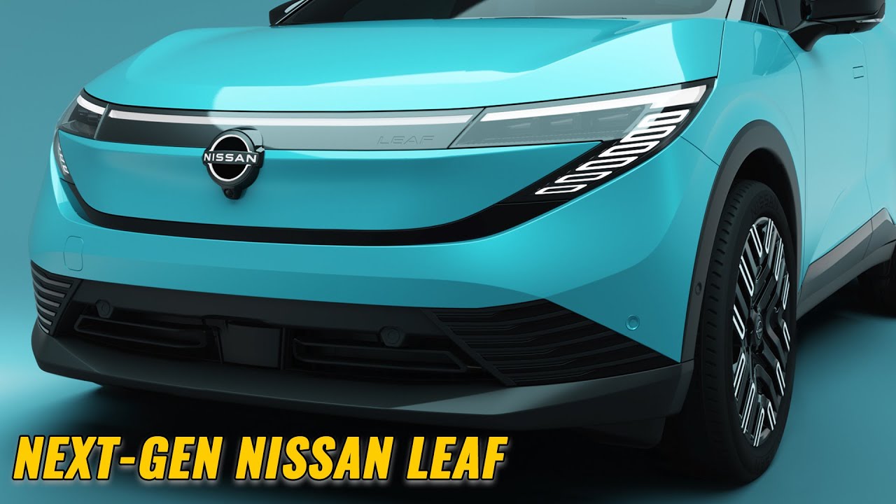 Next Gen 2025 Nissan Leaf Revealed – Bold New Look Crossover & 372 Mile Range! - YouTube