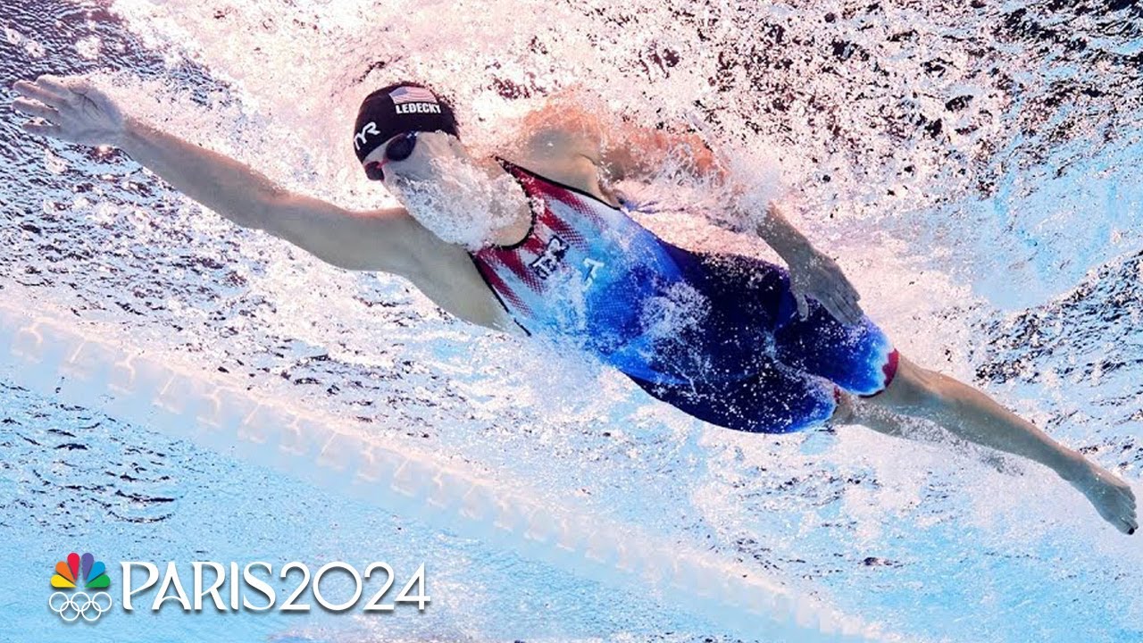 Underwater cam: Katie Ledecky's historic four-peat in 800m freestyle ...