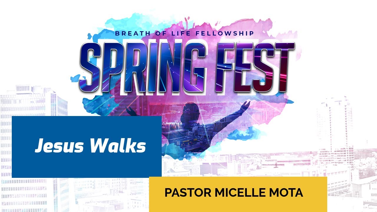 Jesus Walks - Pastor Michelle Mota - YouTube