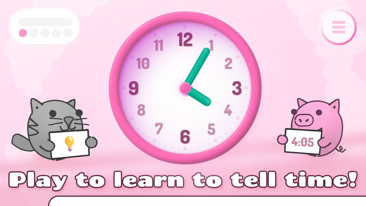 Lil' Clock - A clock learning app for kids - YouTube