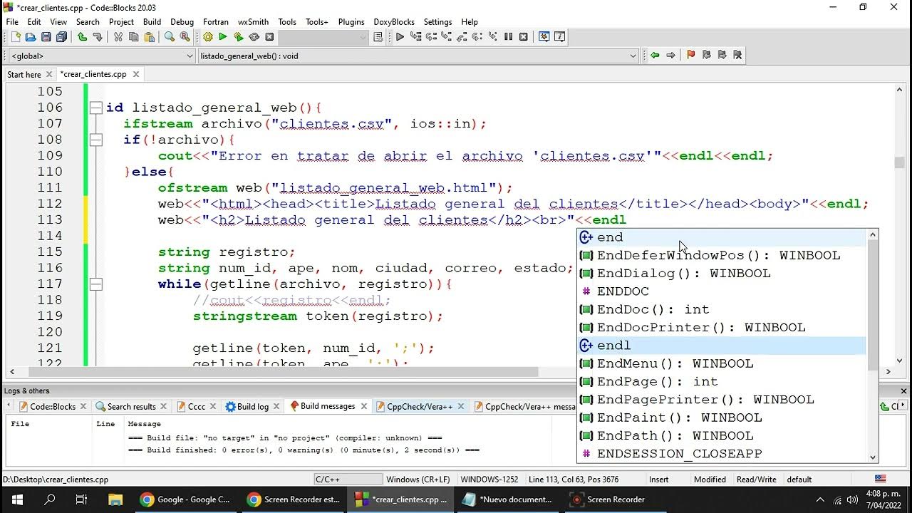 Video 41 - Crear pagina web desde C++ | Curso de POO en C++ - YouTube