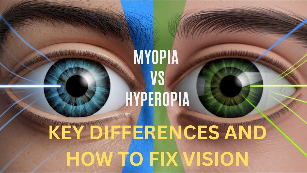 Myopia vs Hyperopia Key Differences and How to Fix Vision - YouTube