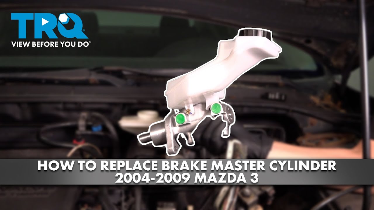 How to Replace Brake Master Cylinder 2004-2009 Mazda 3 - YouTube