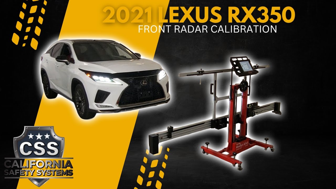 2021 Lexus RX350 Front Radar Calibration - YouTube
