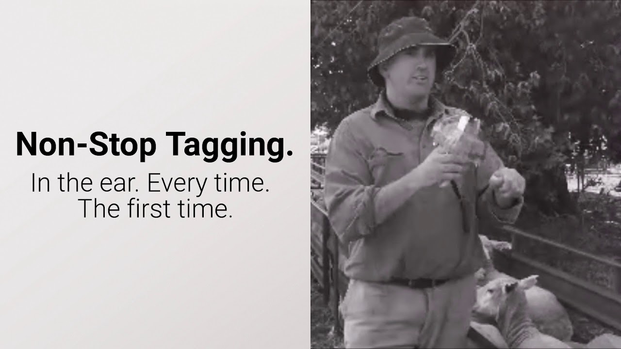 NEW TagFaster Automatic Applicator for Sheep & Goats - YouTube
