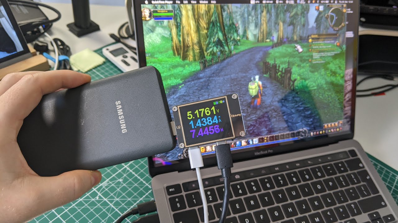 World of Warcraft on M1 Macbook Pro 13'' Power consumption - YouTube
